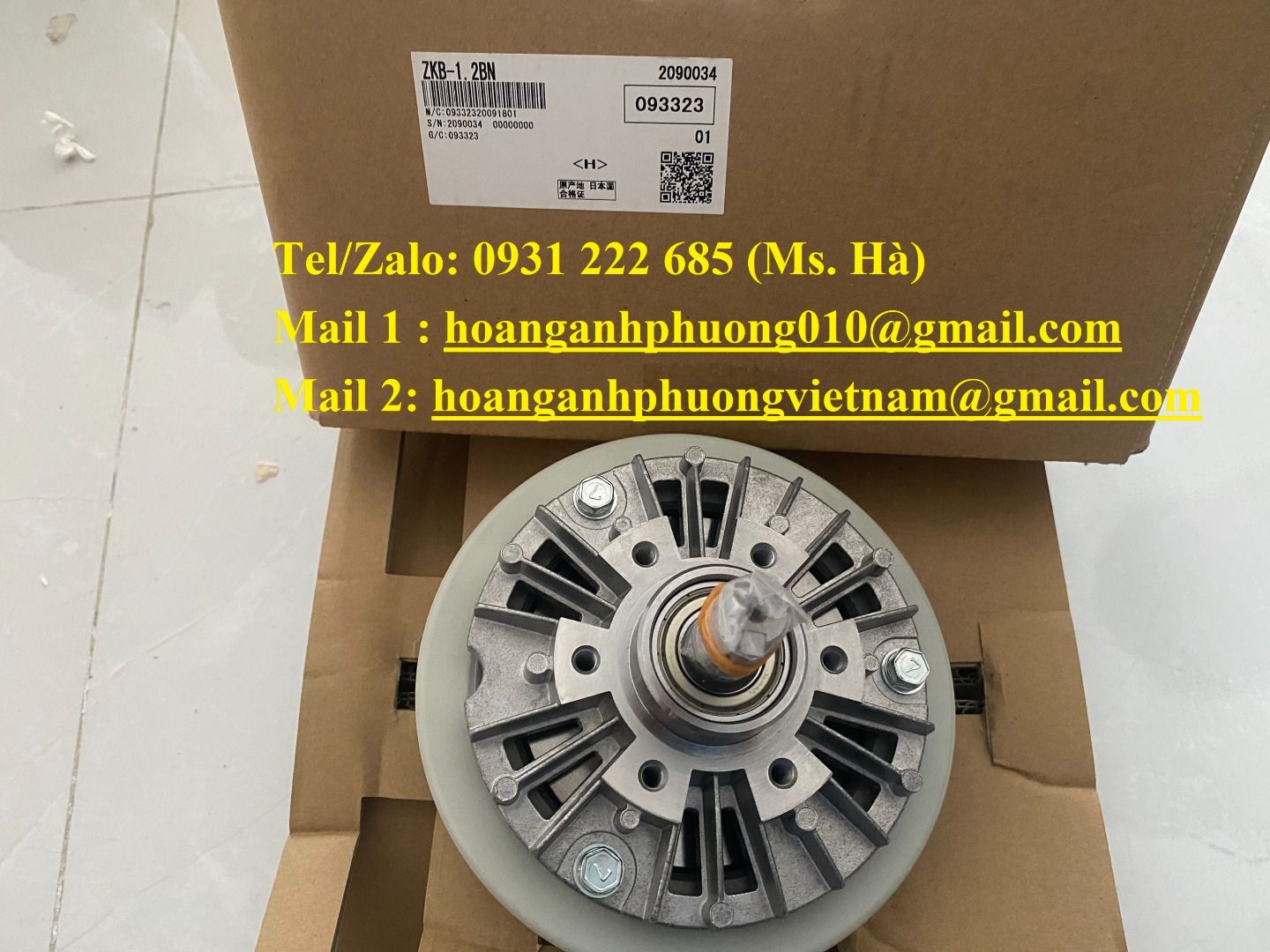 Bộ ly hợp ZKB series nhập khẩu toàn quốc dòng mitsubishi ZKB-1.2BN
