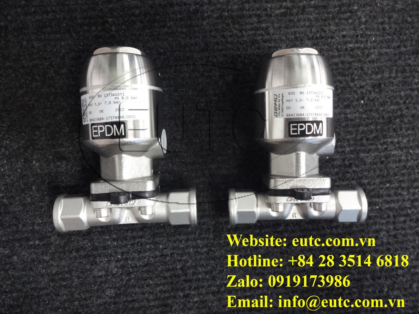 Van màng khí nén Gemu