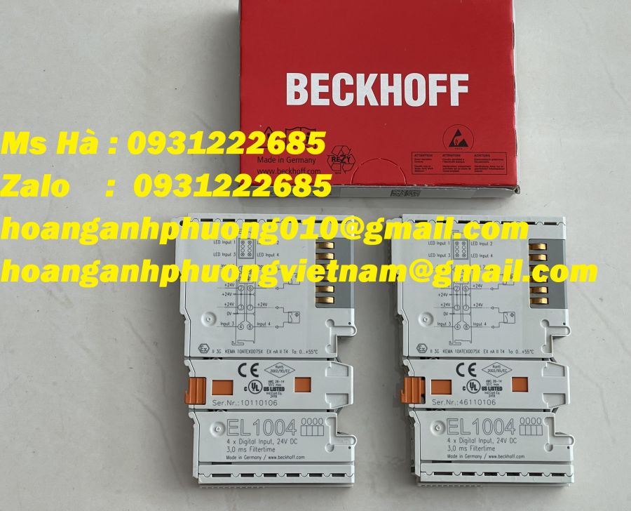 Mô đun EtherCAT terminal EL1004 giá tốt toàn quốc - giao hàng mới