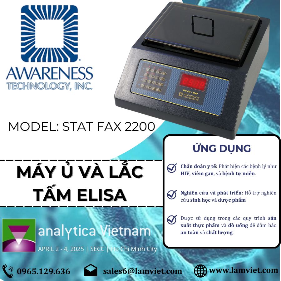 Máy Ủ Và Lắc Tấm Elisa - Stat Fax 2200 - Awareness - Usa
