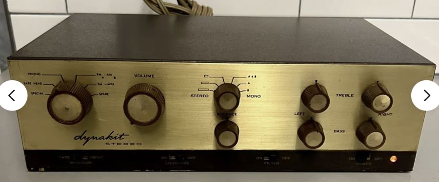 Vintage Dynaco Dynakit PAS-2 Stereo Tube Preamplifier